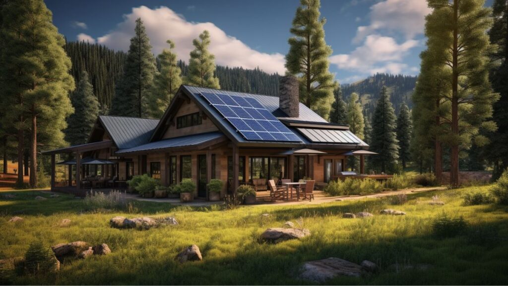 Off-Grid Solar System Installation For Homestead In North Idaho