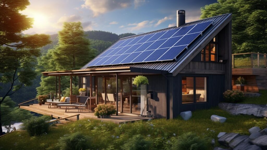 Off-Grid Solar System Installation For Homestead In North Idaho